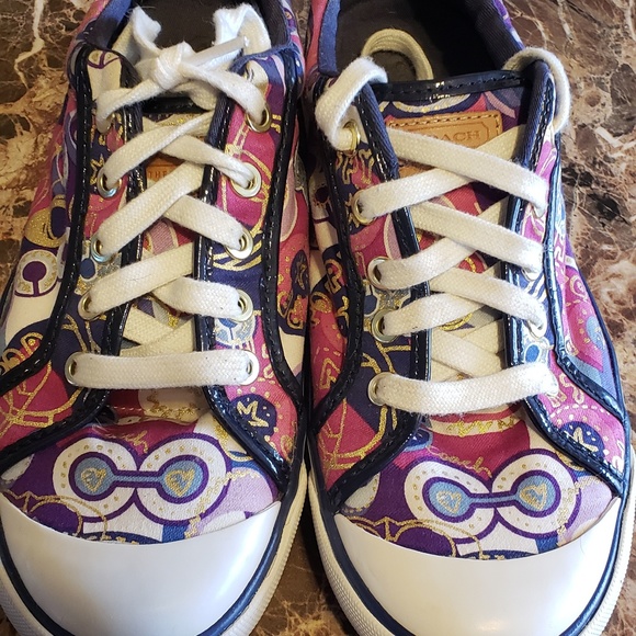 Coach | Shoes | Coach Poppy Barrett Sneaker | Poshmark